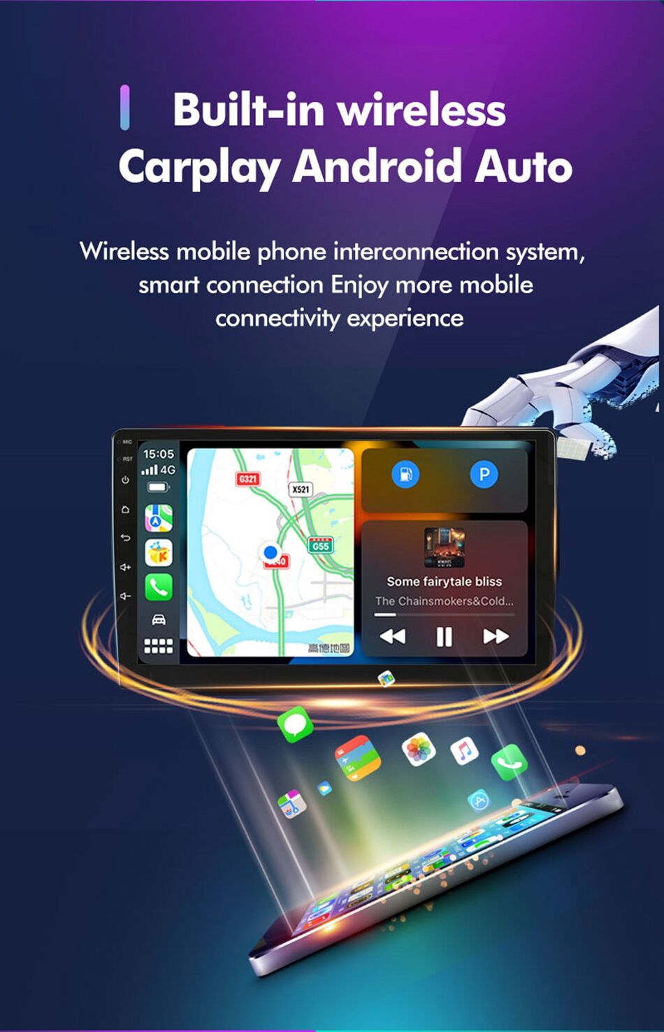 Universal 7 9 10 Inch A100 Solution Car Touch Screen Android 10 Car ...