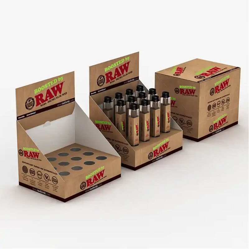 Cardboard Product Display Retail Ready Packaging Box Meat Stick Display ...