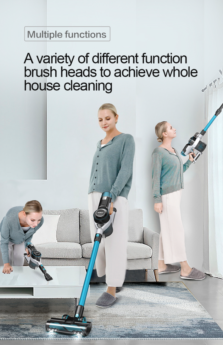 High Power And Cordless Portable Vacuum Cleaner With Li Battery, Dry ...