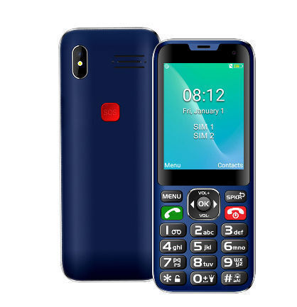 2.8 Inch Volte Unlocked 4g Feature Phone Dual Sim Big Battery Keypad 4g ...