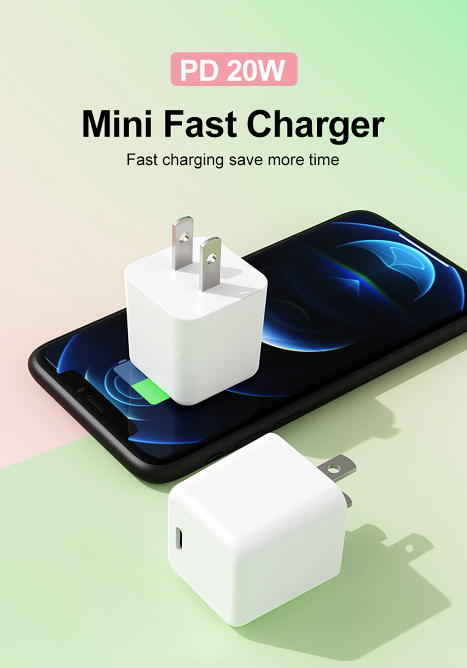 Custom Logo 3a Fast Phone Charger 20w Fast Pd Charger Usb-c Phone Usb ...