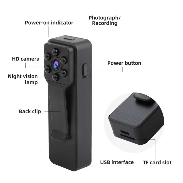 K11 Hd 1080p Digital Min Size Camera With Voice Recorder Portable Mini ...