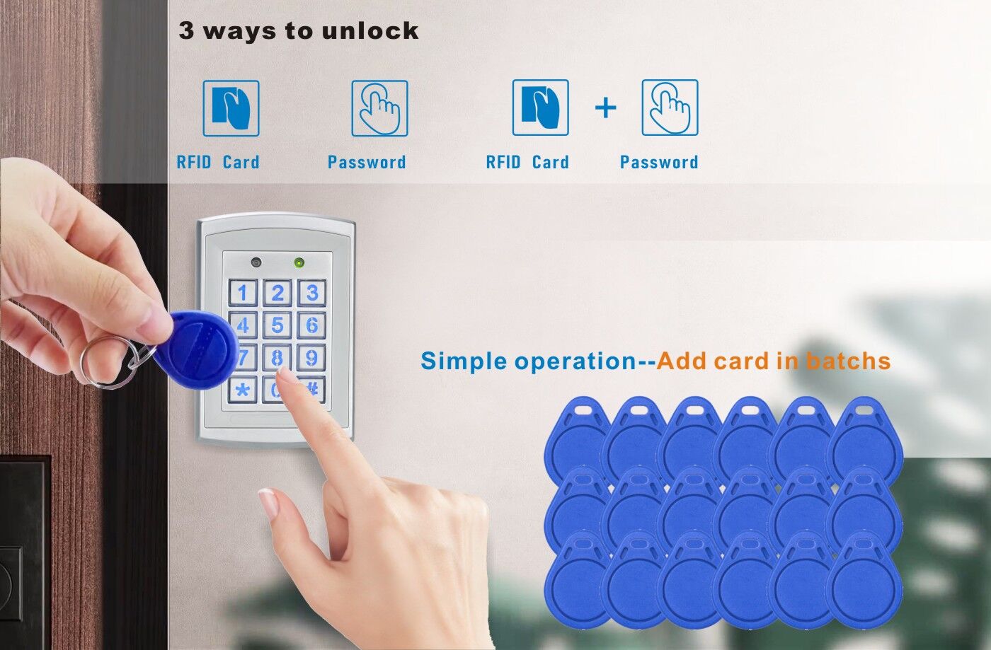 Waterproof Stand Alone Metal Access Control Keypads Access Control System Rfid - Expore China ...