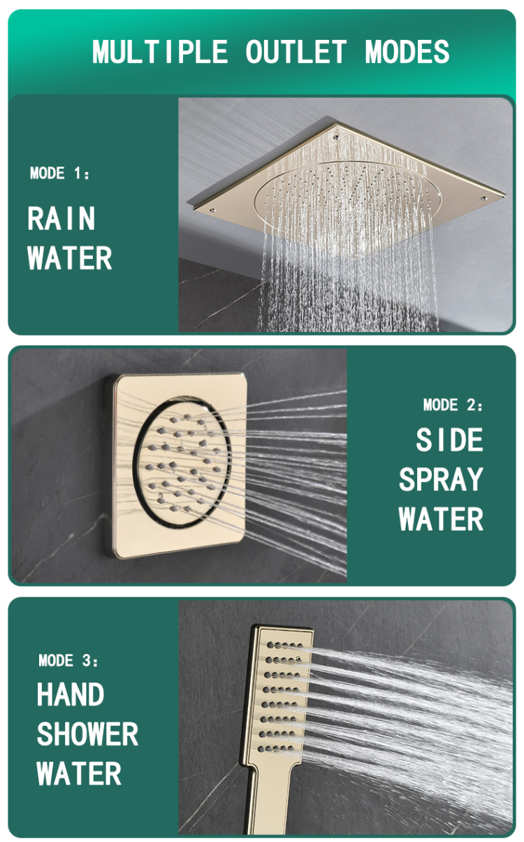 Aosgrohe Wholesale Concealed Shower Suit Customization Ceiling Shower ...