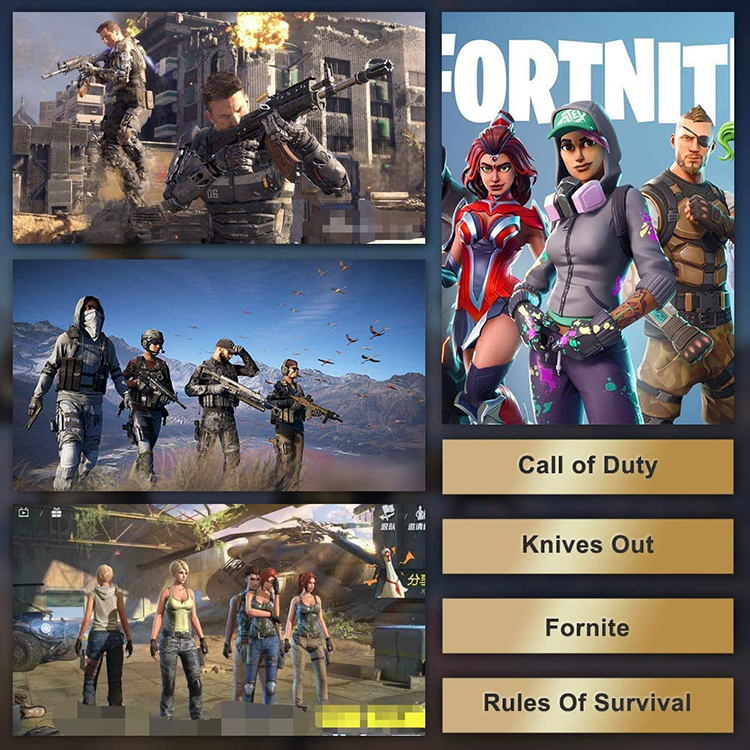 Bulk Buy China Wholesale 4 Finger Mobile Game Trigger Smartphone Aim ...