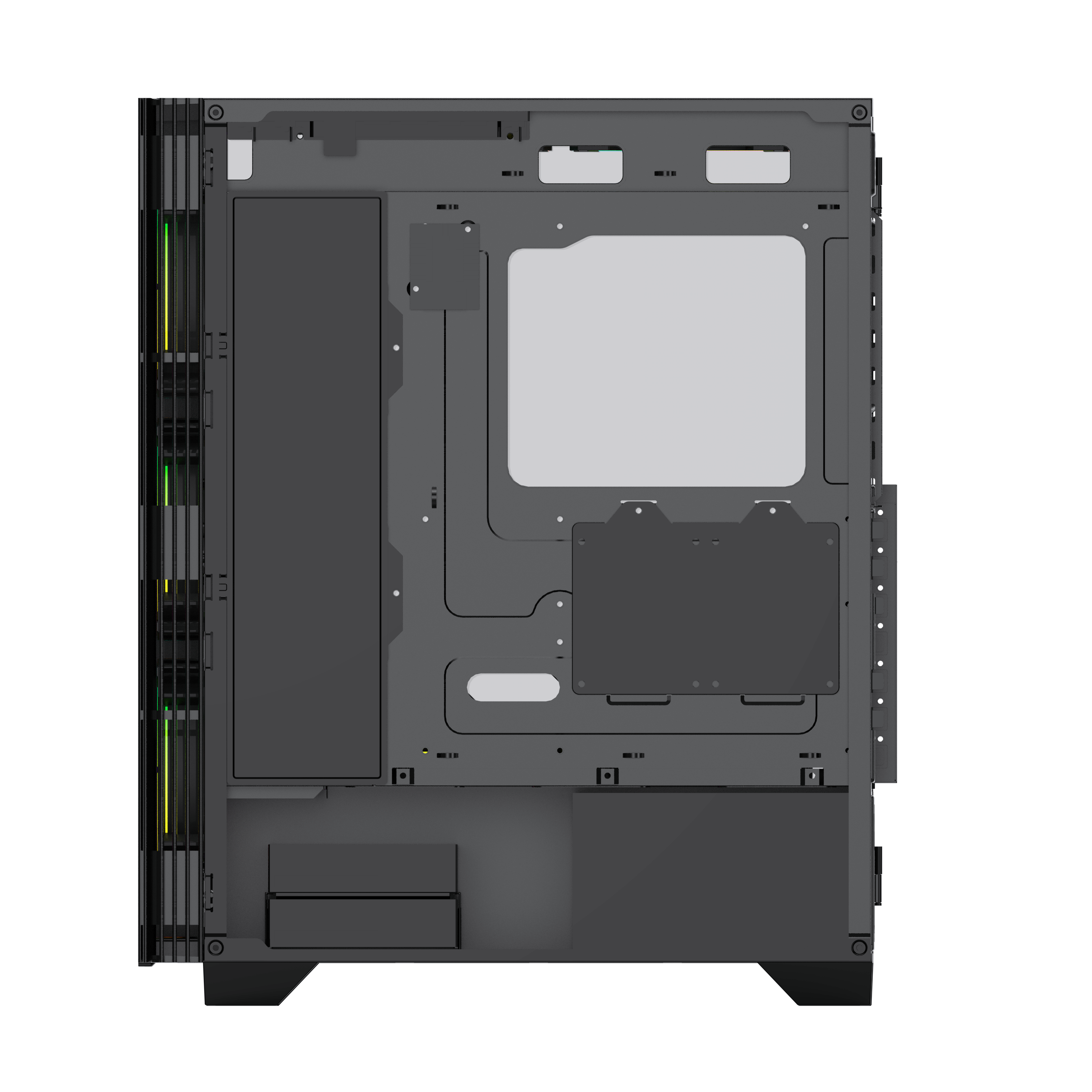 Buy Wholesale China Grey Tempered Glass Panels Magnetic Panel Atx ...