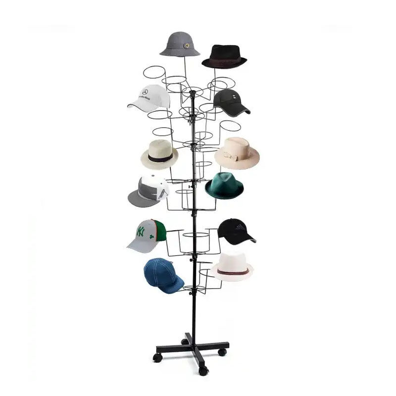 Buy China Wholesale Metal Rotating Floor Display Stand Pop Hat Display ...