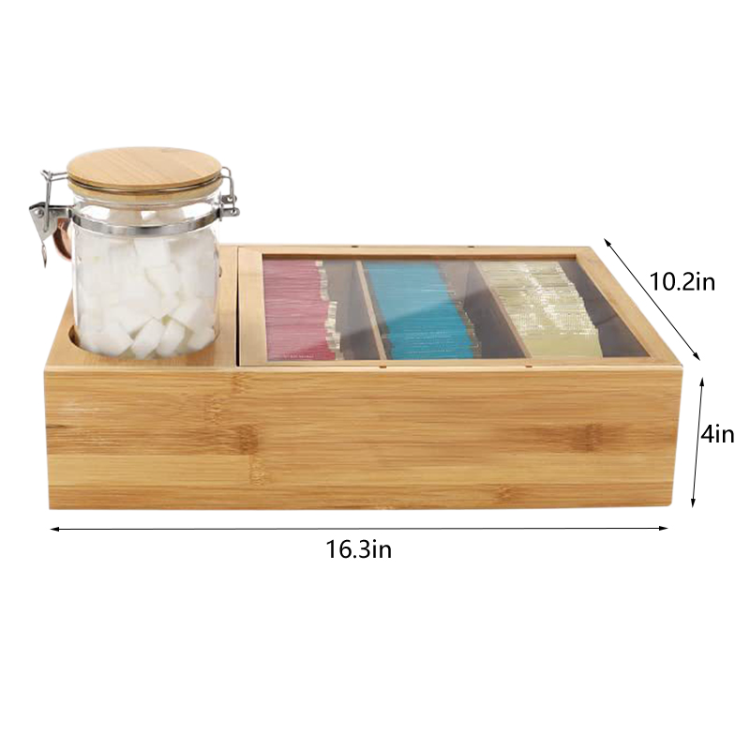 Buy Wholesale China Bamboo Storage Box Vintage Counter Coffee Pods ...