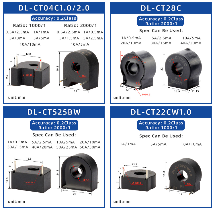 High Accuracy Miniature Ct Current Transformer Supplier Current Sensor ...