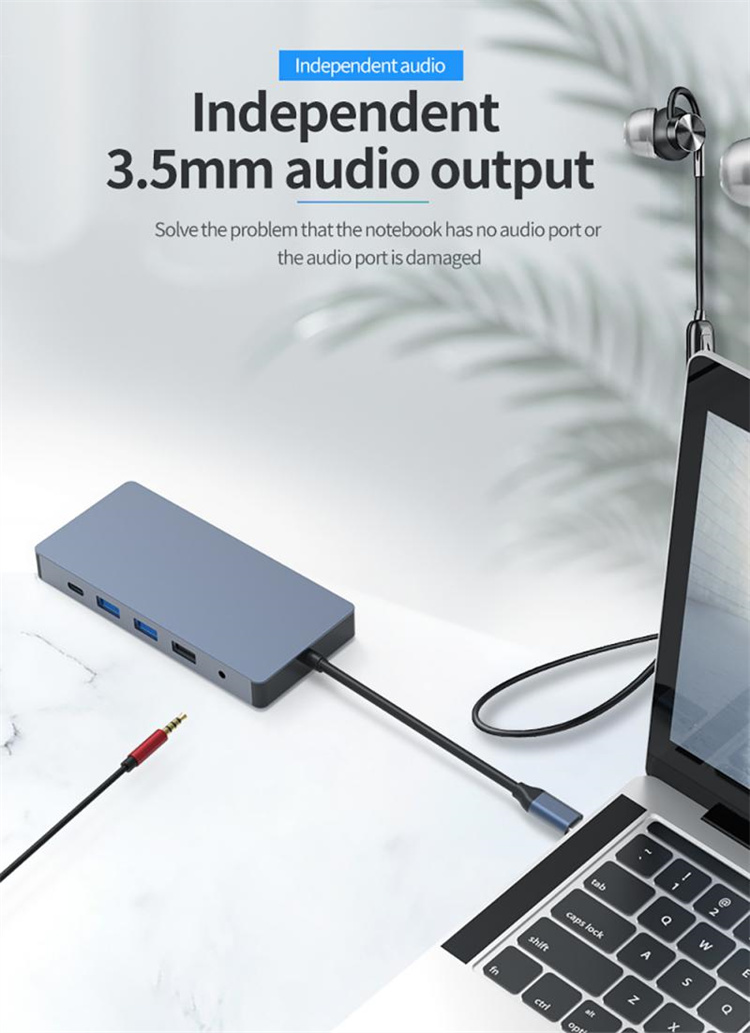 Buy China Wholesale Usb C Docking Station 12 In 1 Usb C Hub Triple ...