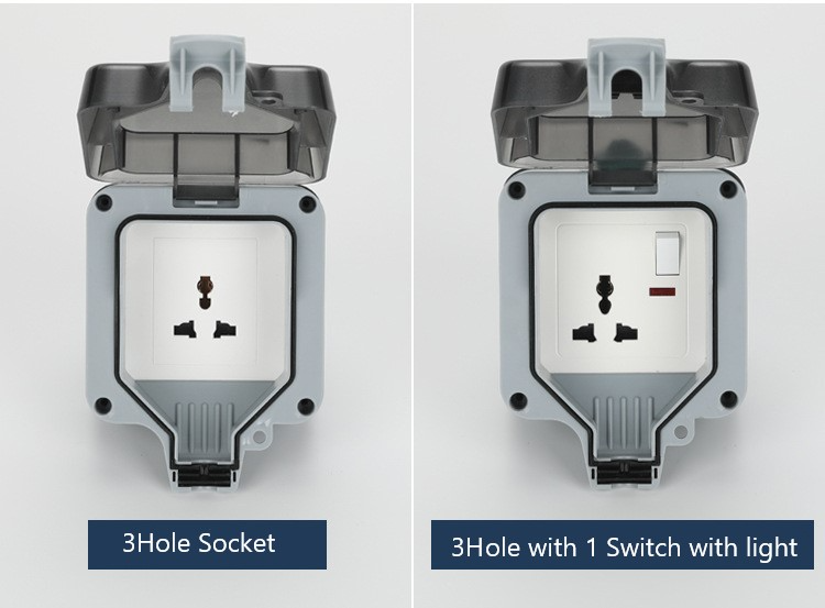 Buy Wholesale China 1way Outdoor Sockets Waterproof Outlets Uk Usa Eu ...