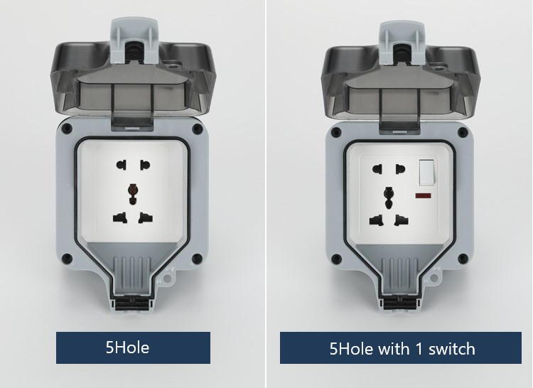 Buy Wholesale China 1way Outdoor Sockets Waterproof Outlets Uk Usa Eu ...
