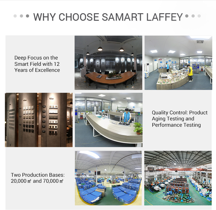 Hotel Light 4 Gang Mini Room Wall Smart Zigbee Scene Switch Voice Control Alexa Switch, Light ...