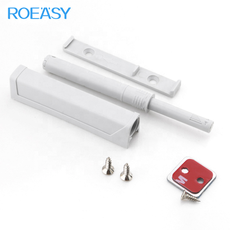 Roeasy Aluminium Magnetic Door Damper Buffers Kitchen Cabinet Catches Door Stop With Srews Push ...