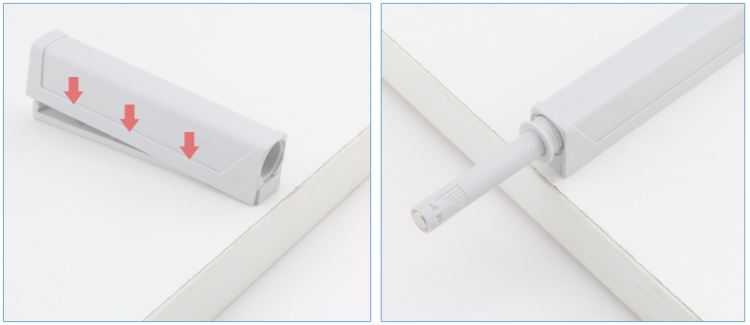 Roeasy Aluminium Magnetic Door Damper Buffers Kitchen Cabinet Catches Door Stop With Srews Push ...