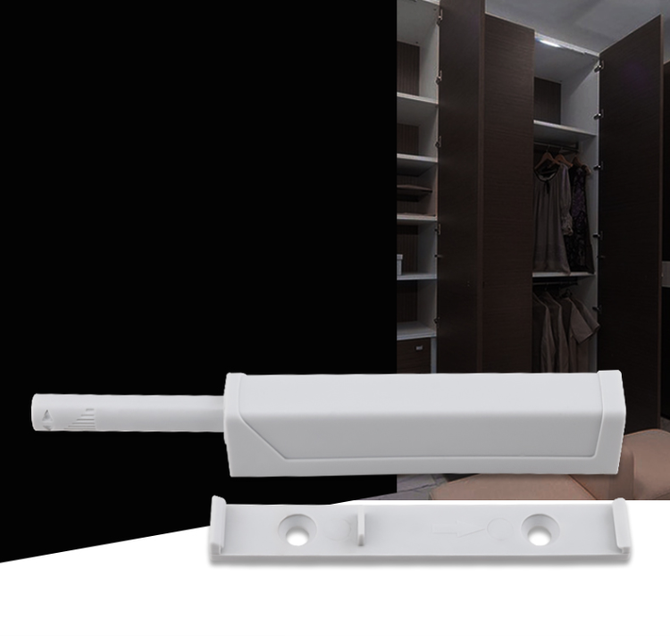 Roeasy Aluminium Magnetic Door Damper Buffers Kitchen Cabinet Catches Door Stop With Srews Push ...