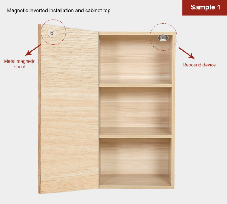 Furniture Hardware Magnetic Rebound Device Push To Open Door Catch For ...