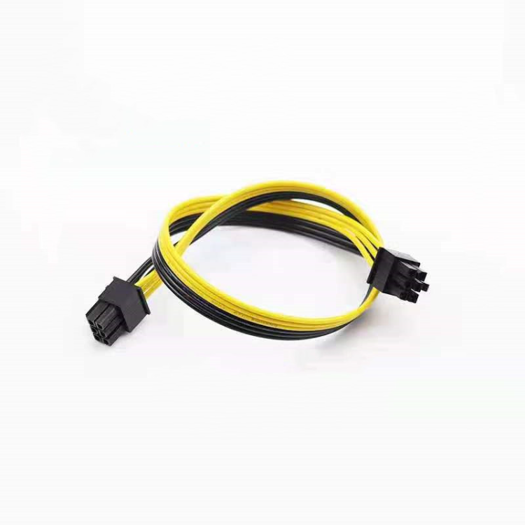 6 Inch 6-pin Pci Express To 2 X Pcie 8 (6+2) Pin Motherboard Graphics Video Card Pci-e Gpu Vga ...