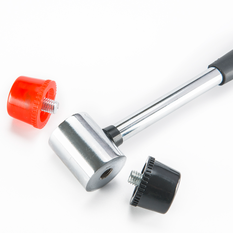 Rubber And Nylon Hammer Wooden Handle Double Face Hammer Two Way Mallet ...