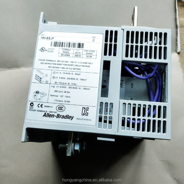 Ab 193-eejf 40-200a Iec Overload Relay, Allen Bradley 193 Eejf 40 200a ...