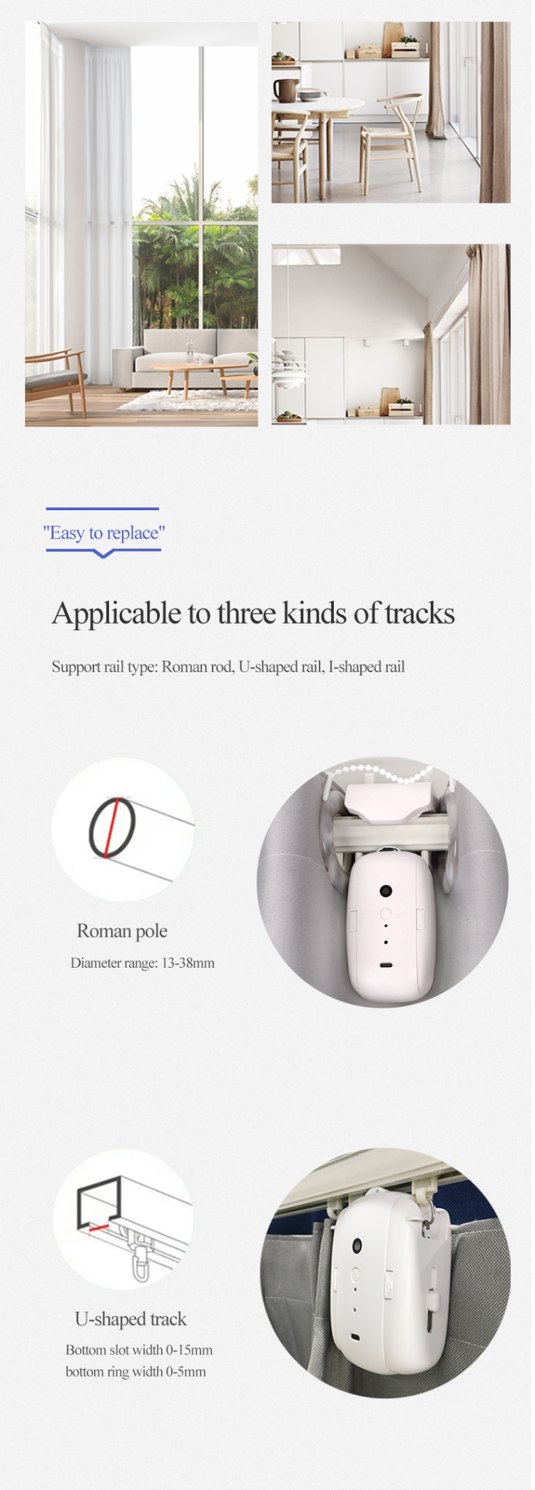 Curtains Operate Electric Remote Control, Smart Home Motorized Curtain ...