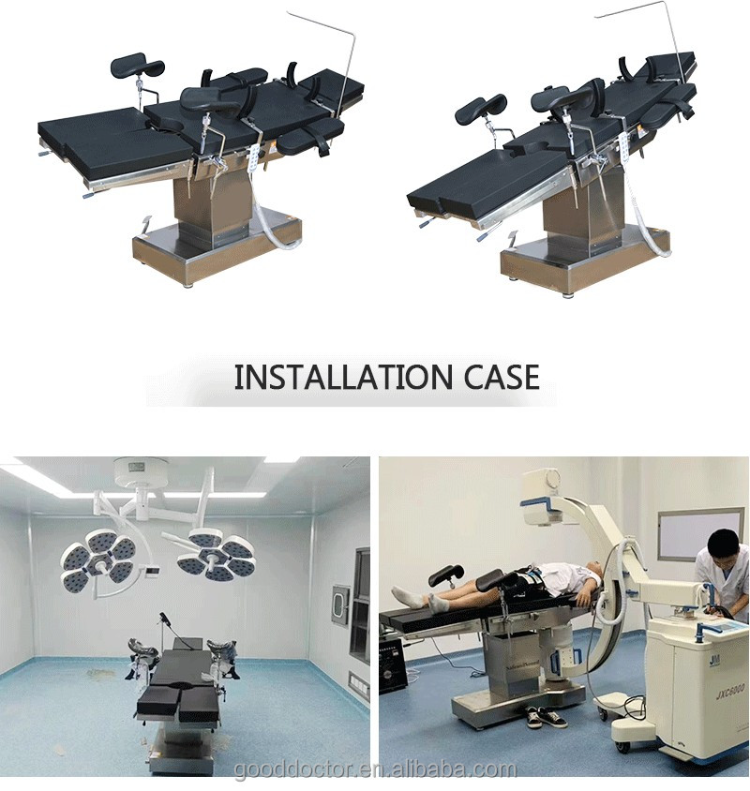 Hospital Operating Room Manual Operating Bed 304 Stainless Steel ...