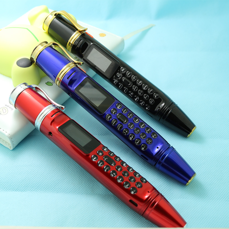 Pen Shape Dialer Mobile Phones With Camera Flashlight 0.96" Tiny Screen ...
