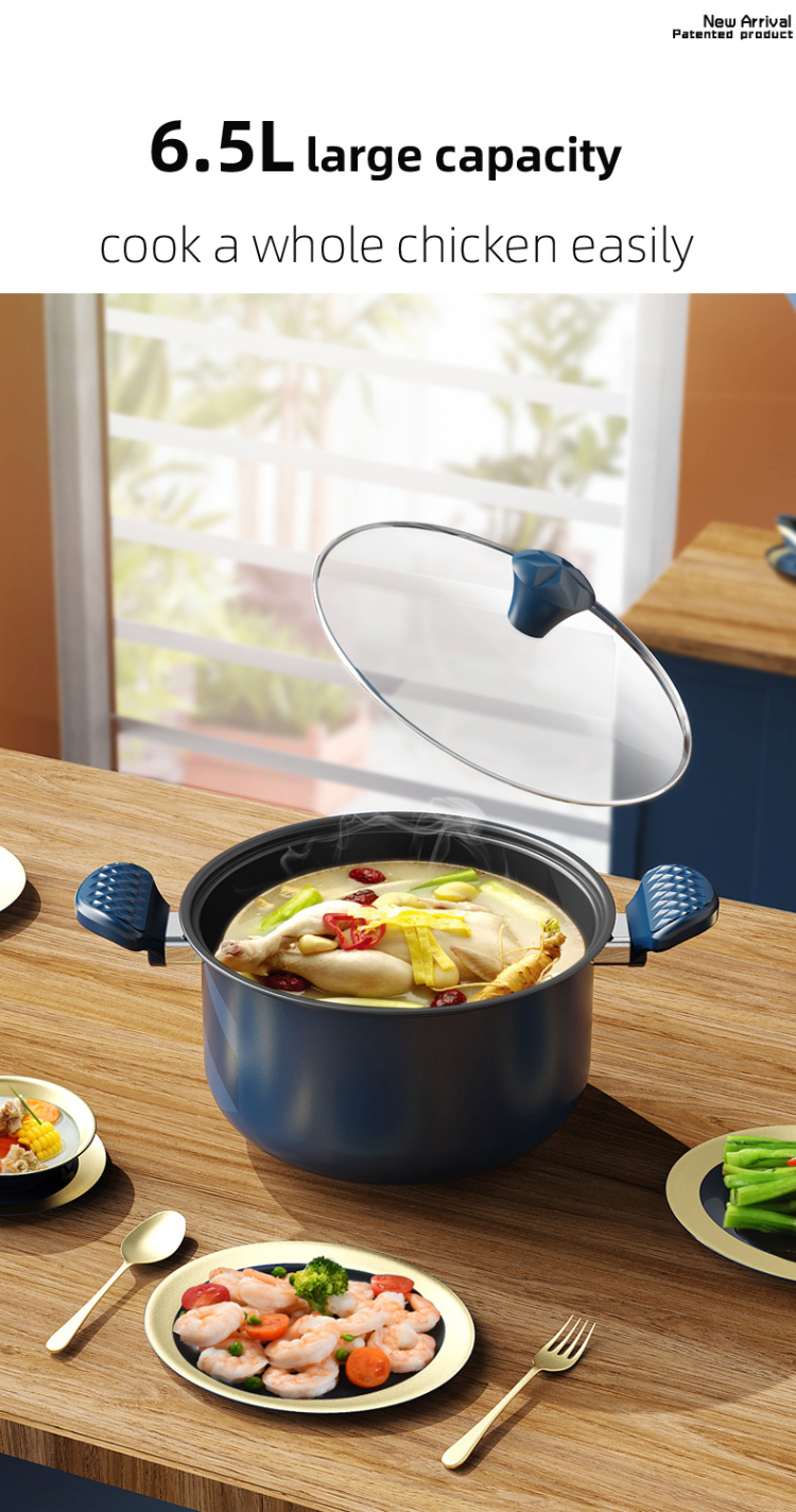 New Arrival 6l Multi-function Pasta Soup Pot With Built-in Strainer ...