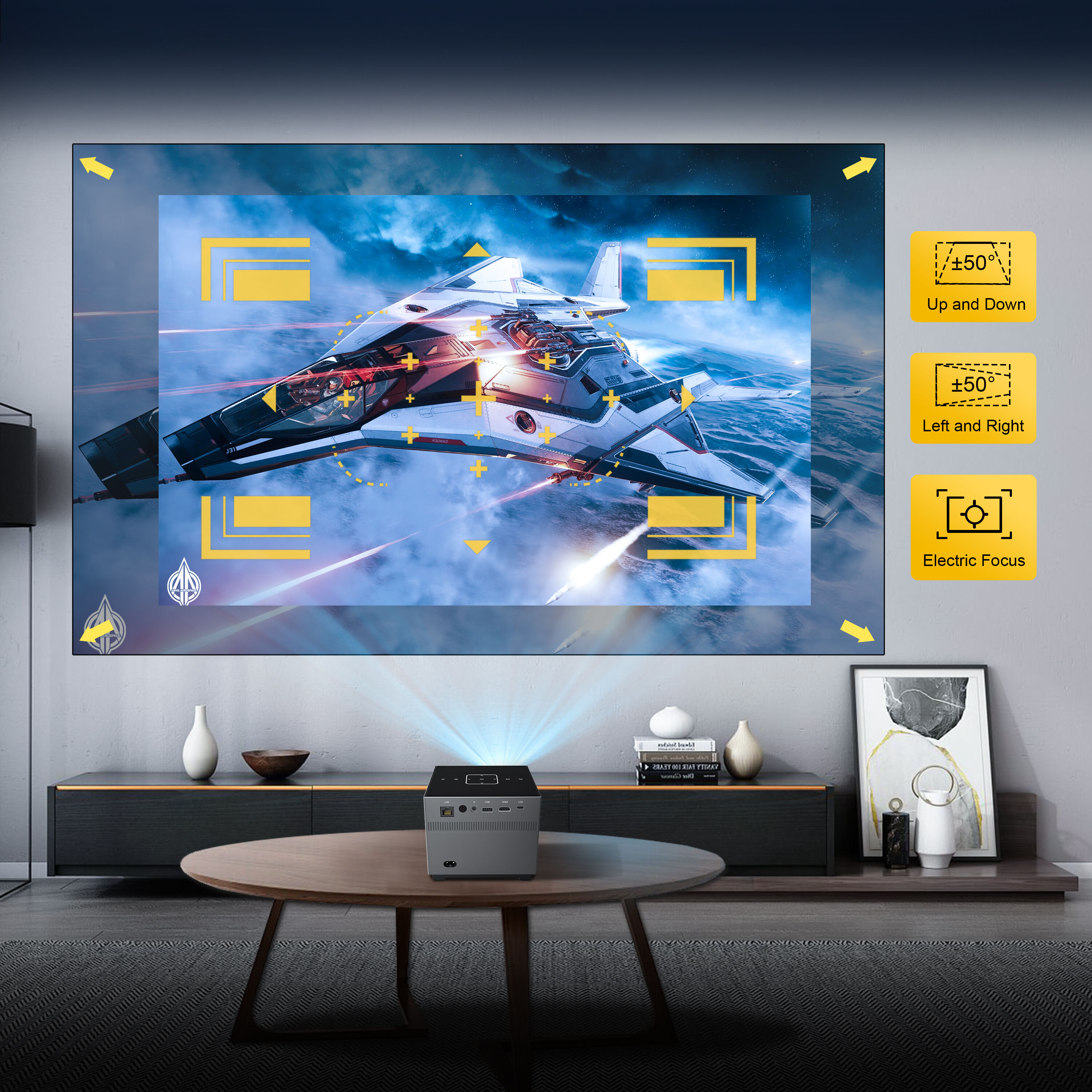 Buy Wholesale China Cheap Mini Projector 8000 Lumens 200" Screen Size ...