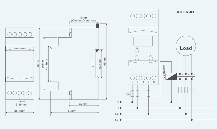 Buy Wholesale China A Dgk-01 Single Phase Over And Under Monitoring ...