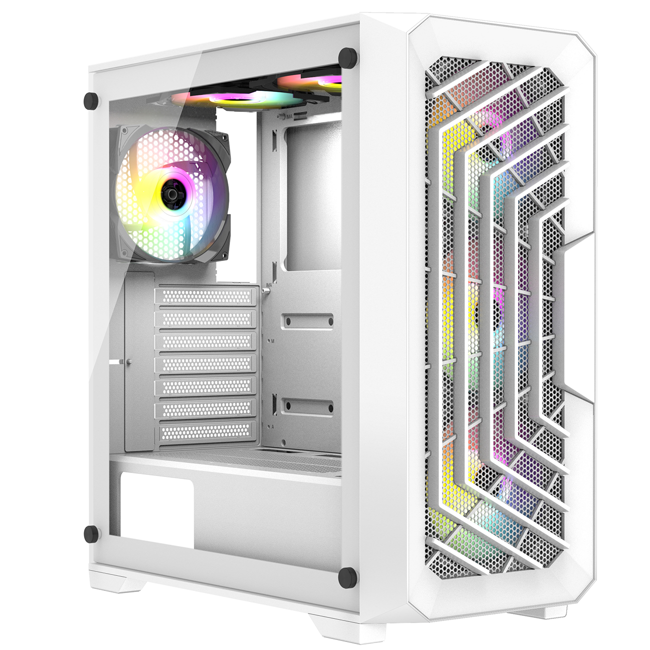 Buy Wholesale China New Mesh Black Argb Atx Tempered Glass Esports Pc ...