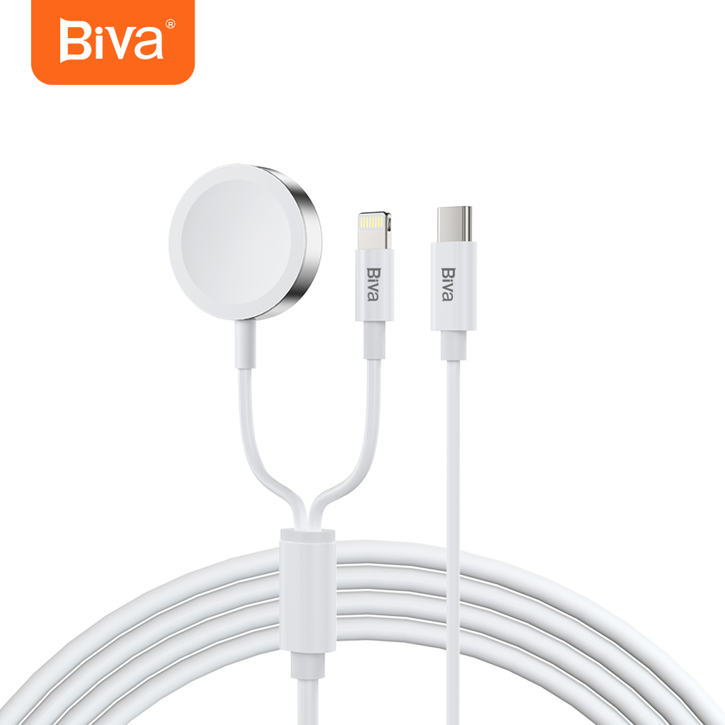 Buy China Wholesale Biva Wlc-02&wholesales Wireless Magsafe Charger2.5w(iwatch)+pd30w(iphone ...