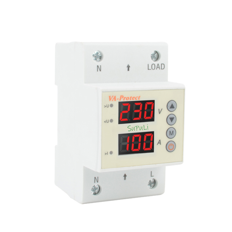 100a 230v Ac Din Rail Adjustable Over Voltage And Under Voltage ...