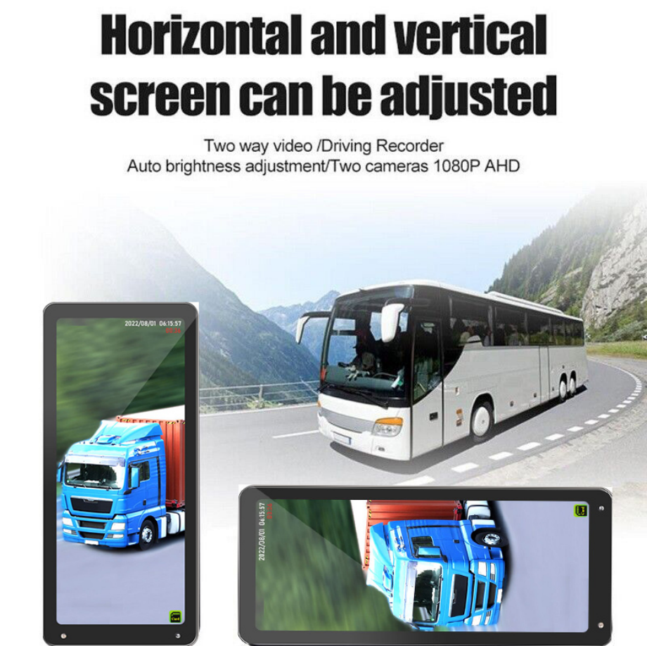12.3 Inch 1080p Hd Mobile Rearview Mirror Mirror Camera For Truck Car ...