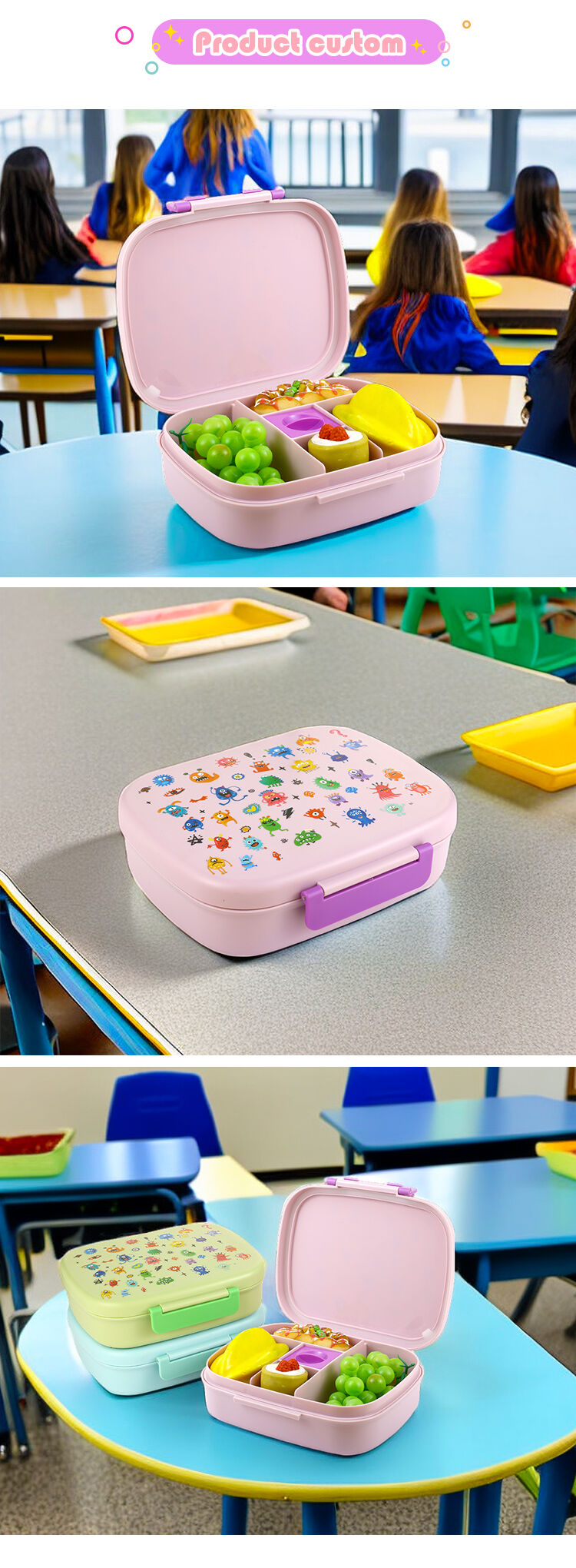 Buy Wholesale China Leakproof Bpa Free Multi Compartments Pp Material ...