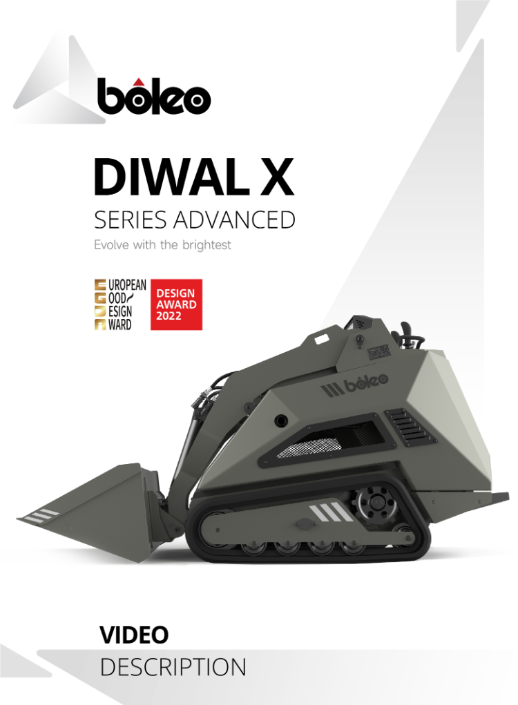 Boleo 25hp Lightweight Mini Skid Steer Compact Utility Loaders And ...