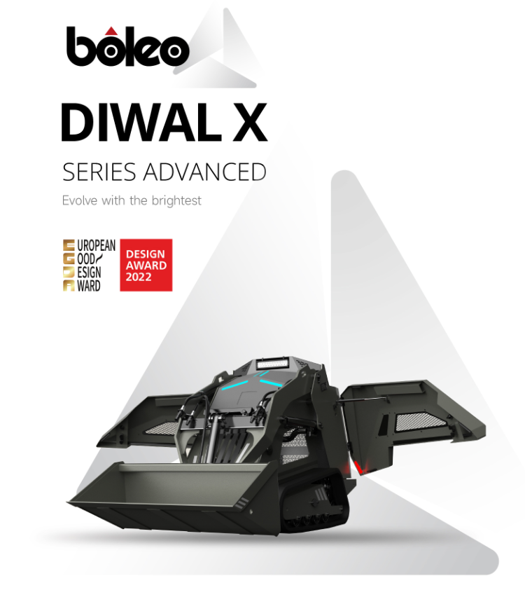 Boleo 25hp Lightweight Mini Skid Steer Compact Utility Loaders And ...