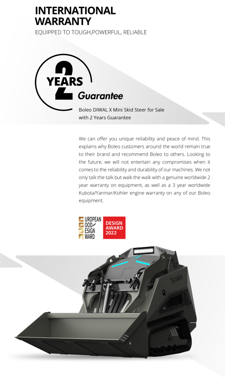 Boleo 25hp Lightweight Mini Skid Steer Compact Utility Loaders And ...