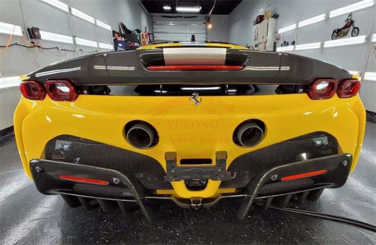 High Quality Body Kit Assetto Fiorano Style Dry Carbon Fibre Rear ...