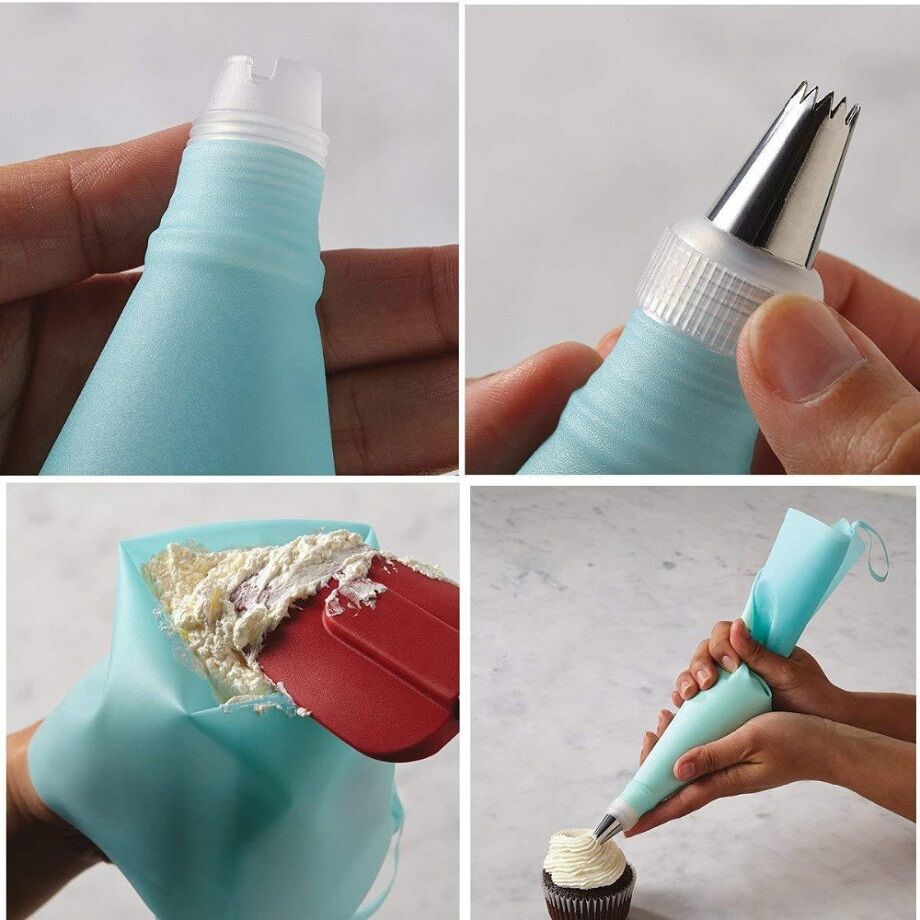 Buy Wholesale China Reusable Washable Silicone Cake Cupcake Decorating ...