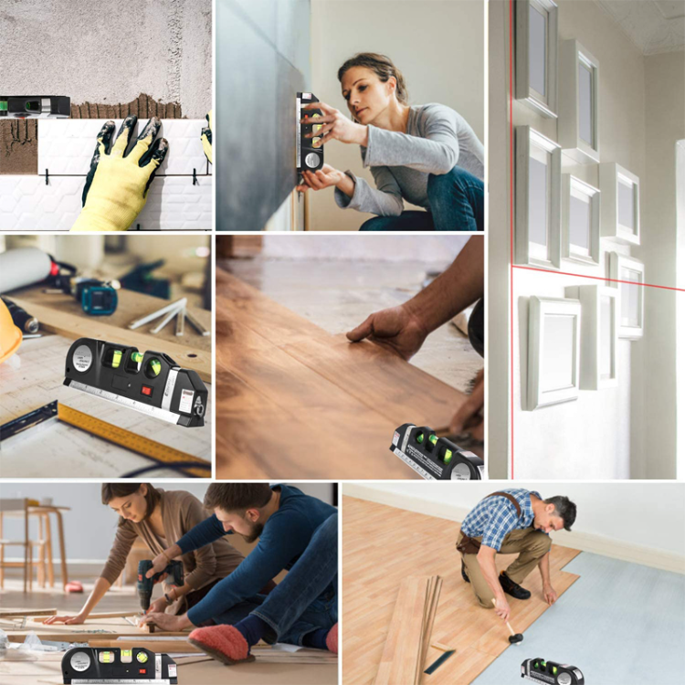 3d Wall Sticking Instrument Laser Red Beam Light Leveling Huaper Laser ...