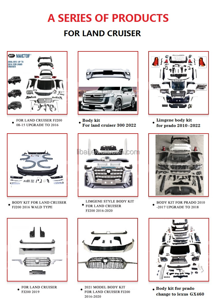 Maictop Car Accessories Car Rear Wing Rear Spoiler For Land Cruiser ...