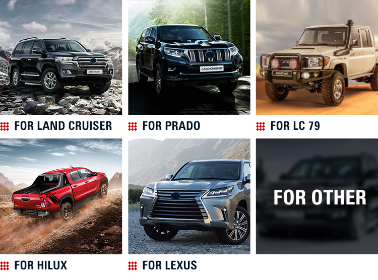 Maictop Car Accessories Car Rear Wing Rear Spoiler For Land Cruiser ...