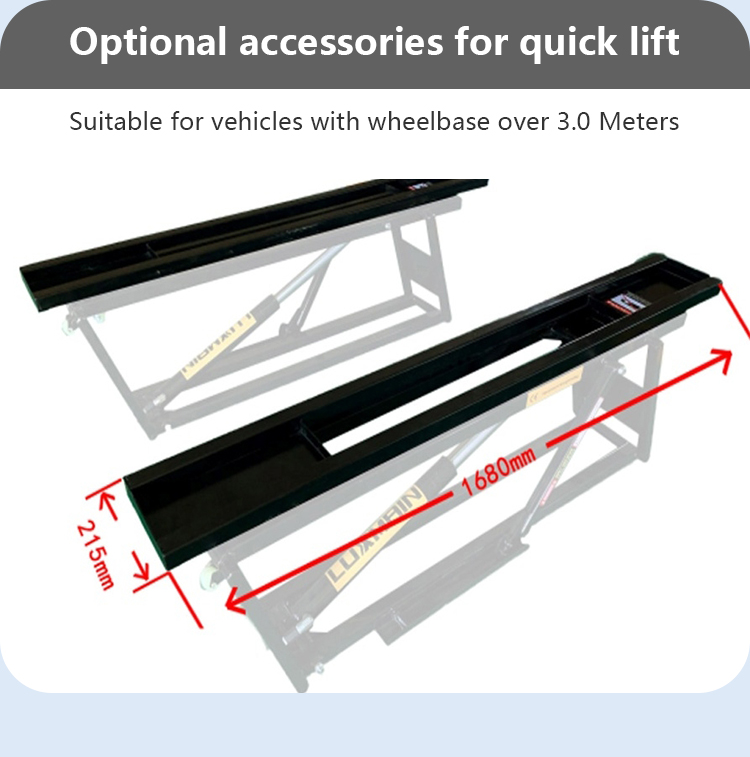 2500kg Home Garage Use And Motorcycle Portable Quick Jack Scissor Lift ...