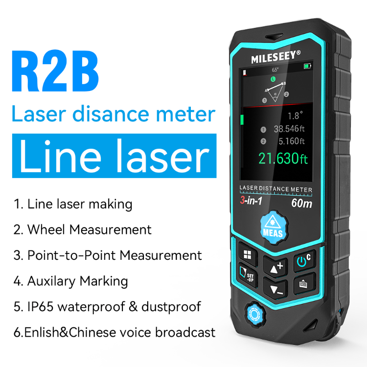 Buy Wholesale China Mileseey Low Price R2b 60m Area Distometer Laser ...