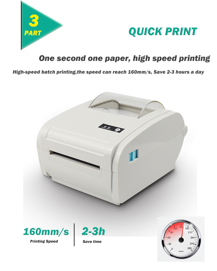 Buy Wholesale China 4x6 Thermal Label Printer Portable Shipping Label ...