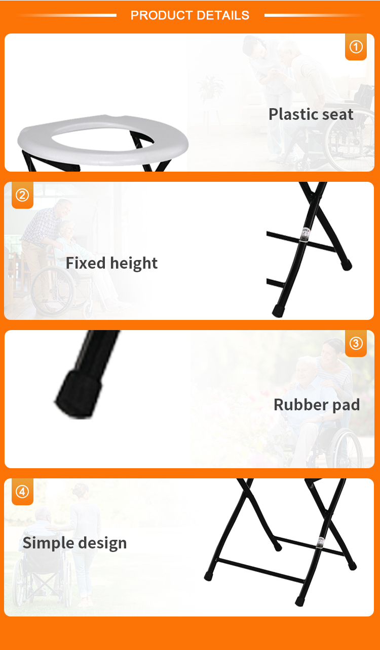 Buy China Wholesale Aluminum Portable Adjustable Folding Disabled ...