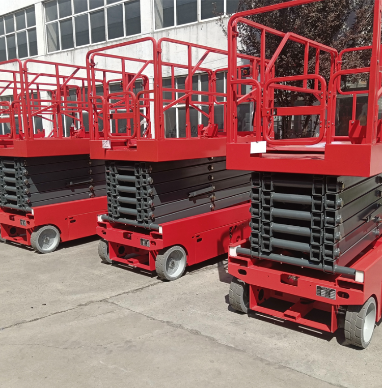Fsjy6 Fsjy8 6000mm 8000mm Aerial Work Platforms Scissor Electric Lift ...