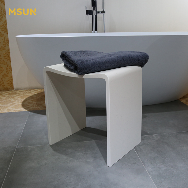 Buy Wholesale China Artificial Resin Stone Composite Shower Stool ...
