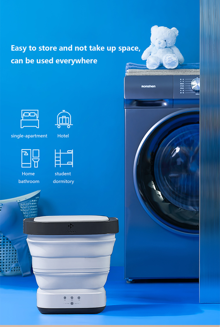Xiaomi Moyu Folding Mini Small Washing Machine Household Portable ...